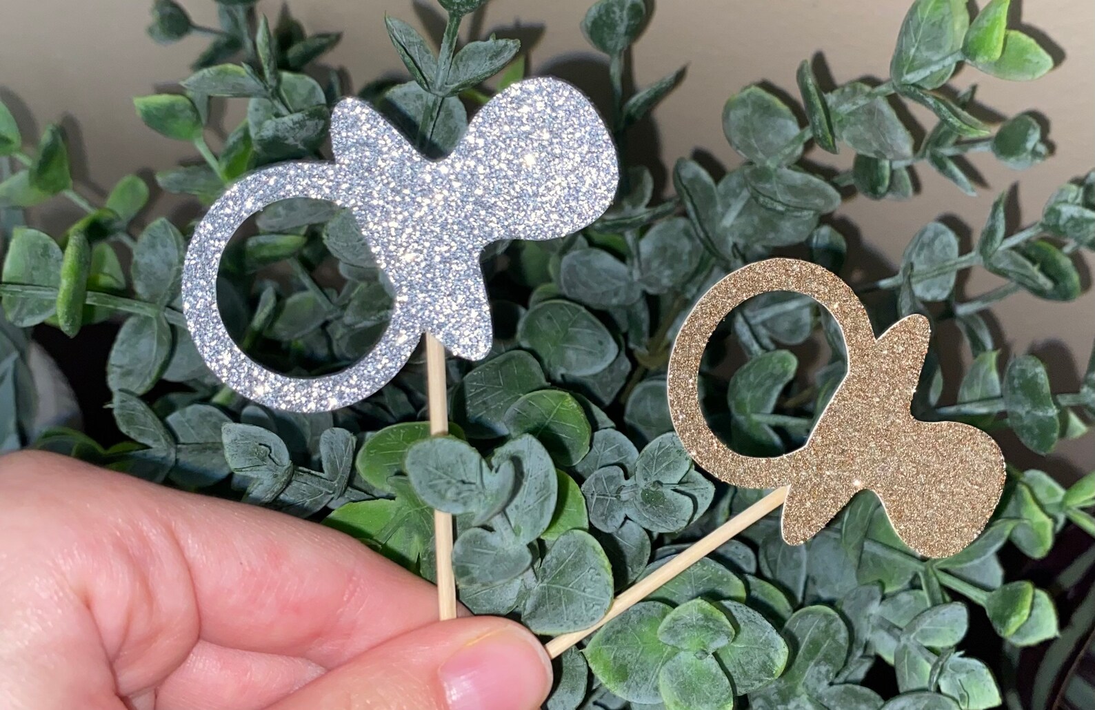 Pacifier Cupcake Toppers Baby Shower Cupcake Toppers Gender | Etsy