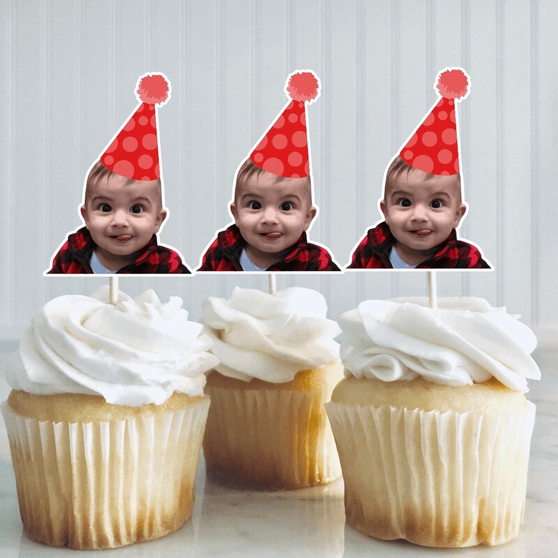 Face Cupcake Toppers - Etsy