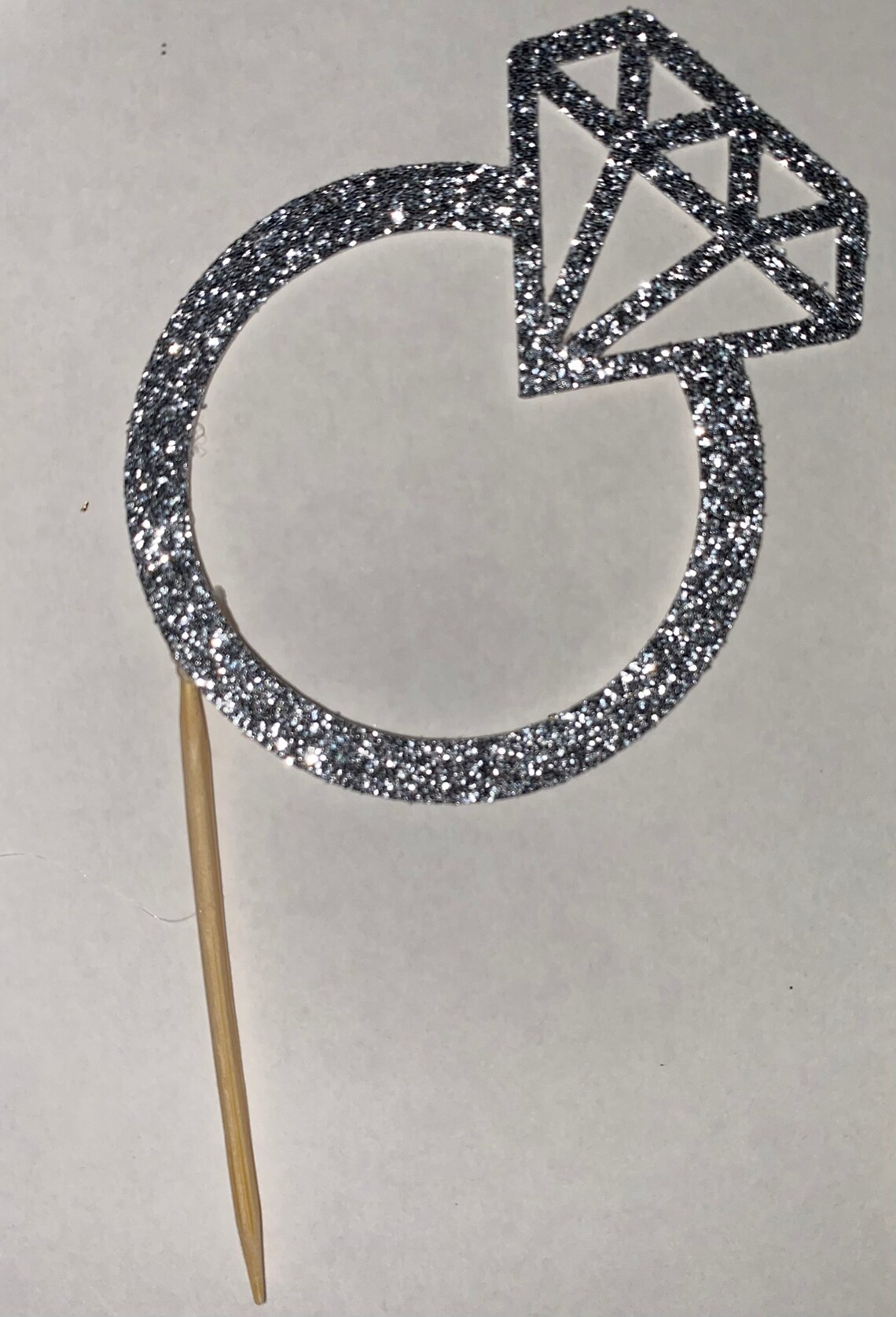 Ring Cupcake Toppers Diamond Ring Cupcake Toppers Bridal | Etsy