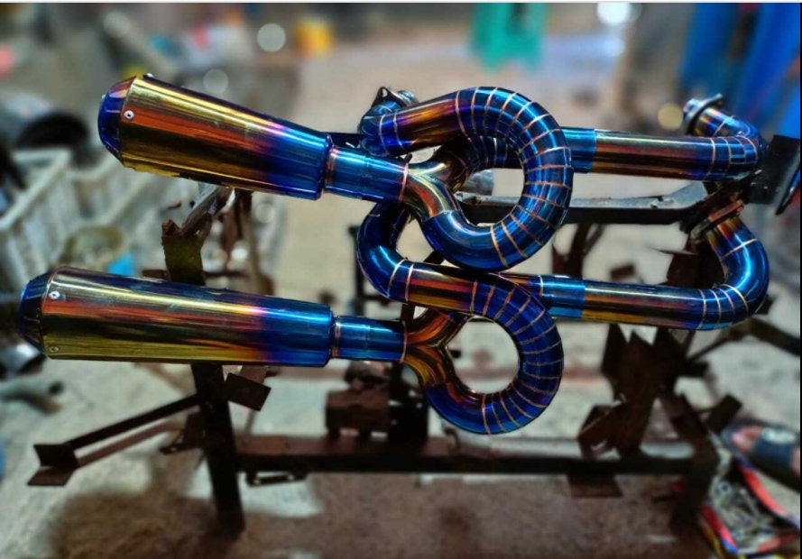 Custom Handmade Harley-davidson Exhaust Short Muffler Model - Etsy