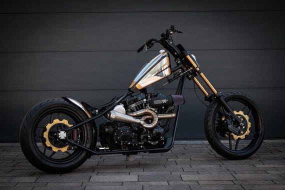 Custom Handmade Harley davidson Exhaust Short Muffler for Softail Dyna Sportster and Touring Models Etsy UK