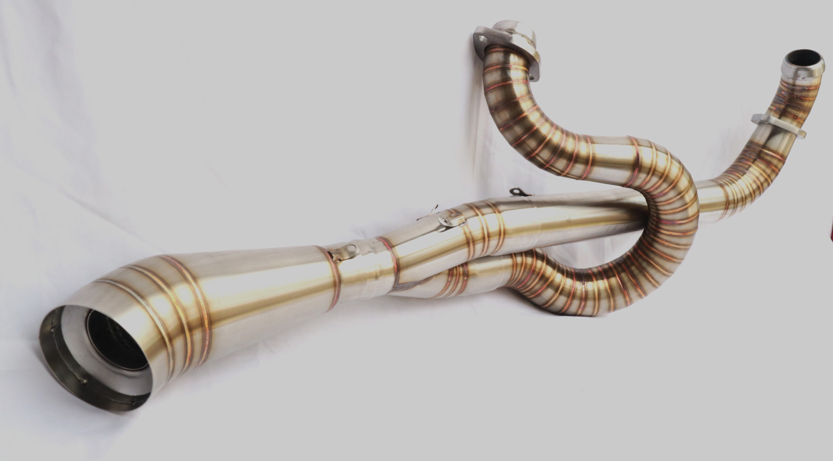 Custom Exhaust Two Into One Pipe Muffler Fits Harley Sportster - Etsy