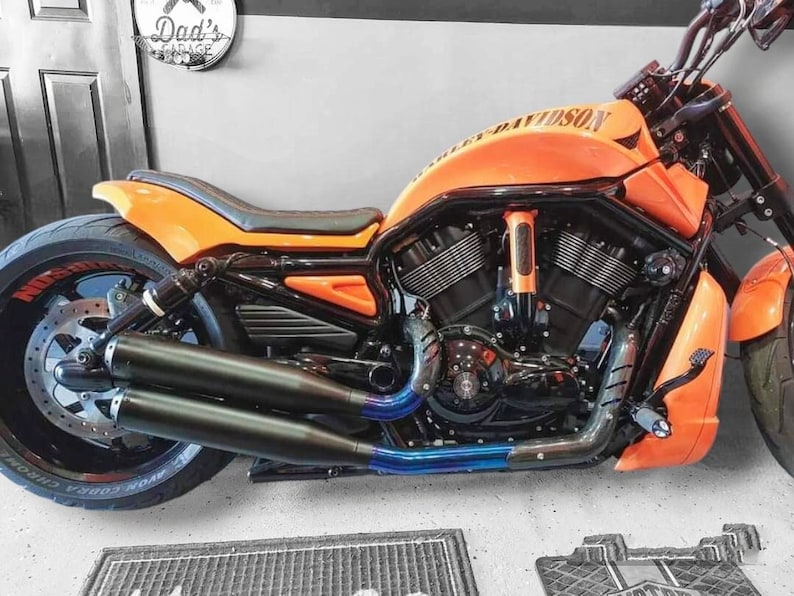 Custom Handmade Exhaust Fits Harley Davidson V-ROD Muscle/vrsca/night ...