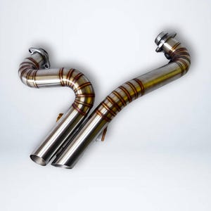 GNARLY Drag Pipes for Harley Davidson Sportster 2-into-2 Stainless ...