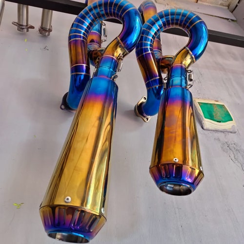 Custom Handmade Harley-davidson Exhaust Short Muffler Model - Etsy