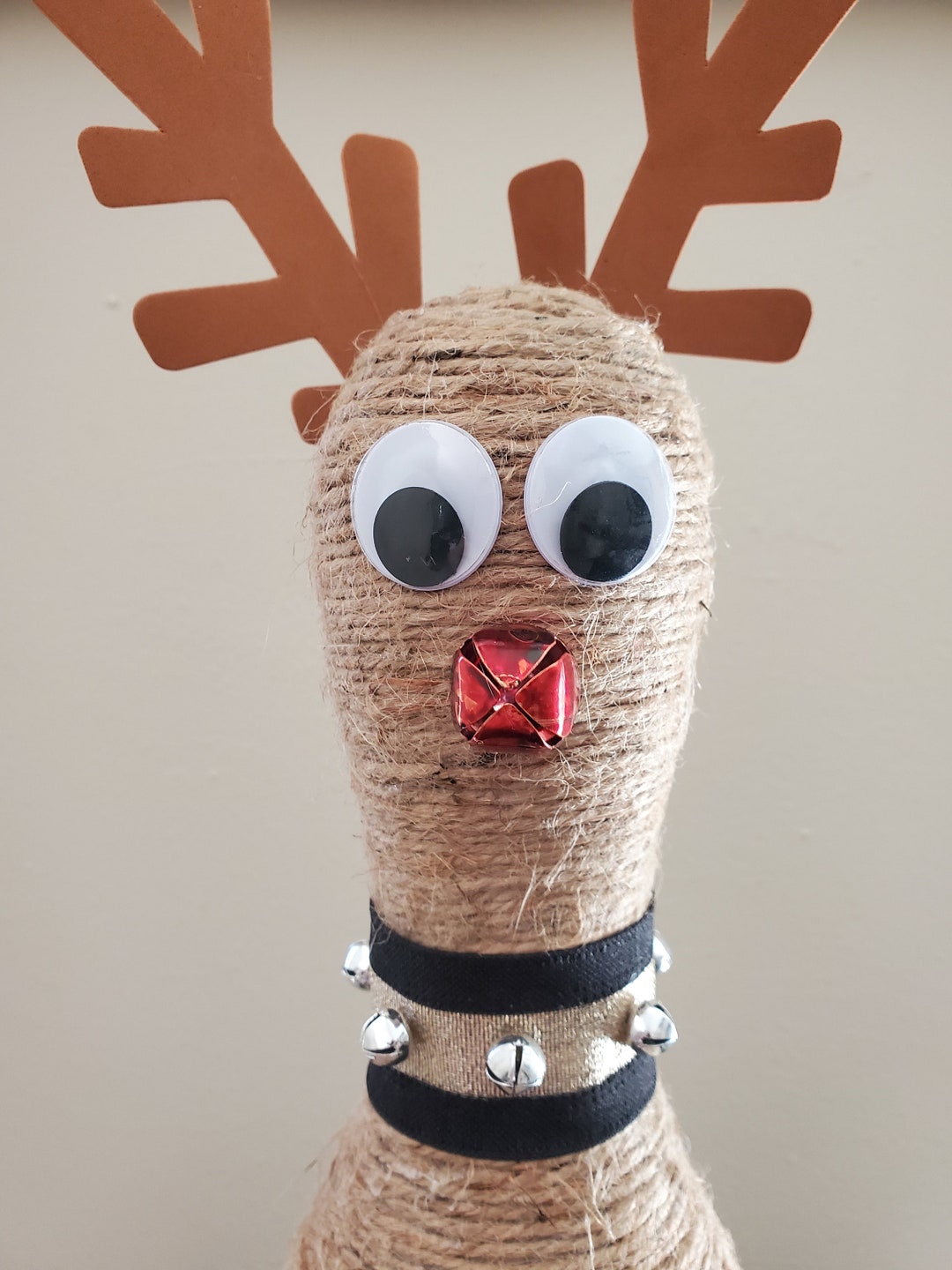 Christmas Rudolph the Reindeer Bowling Pin - Etsy