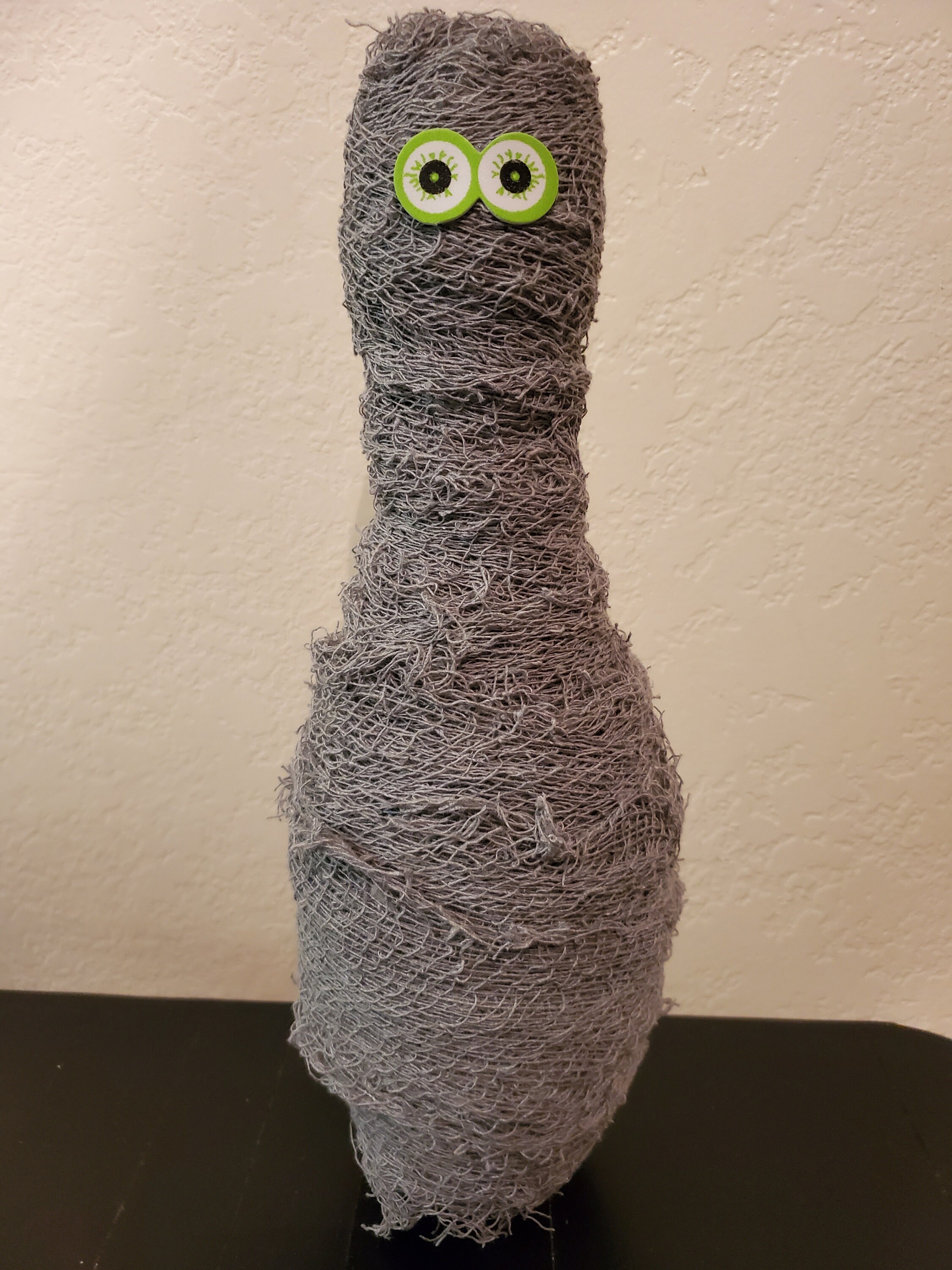 Halloween Bowling Pin Mummy - Etsy