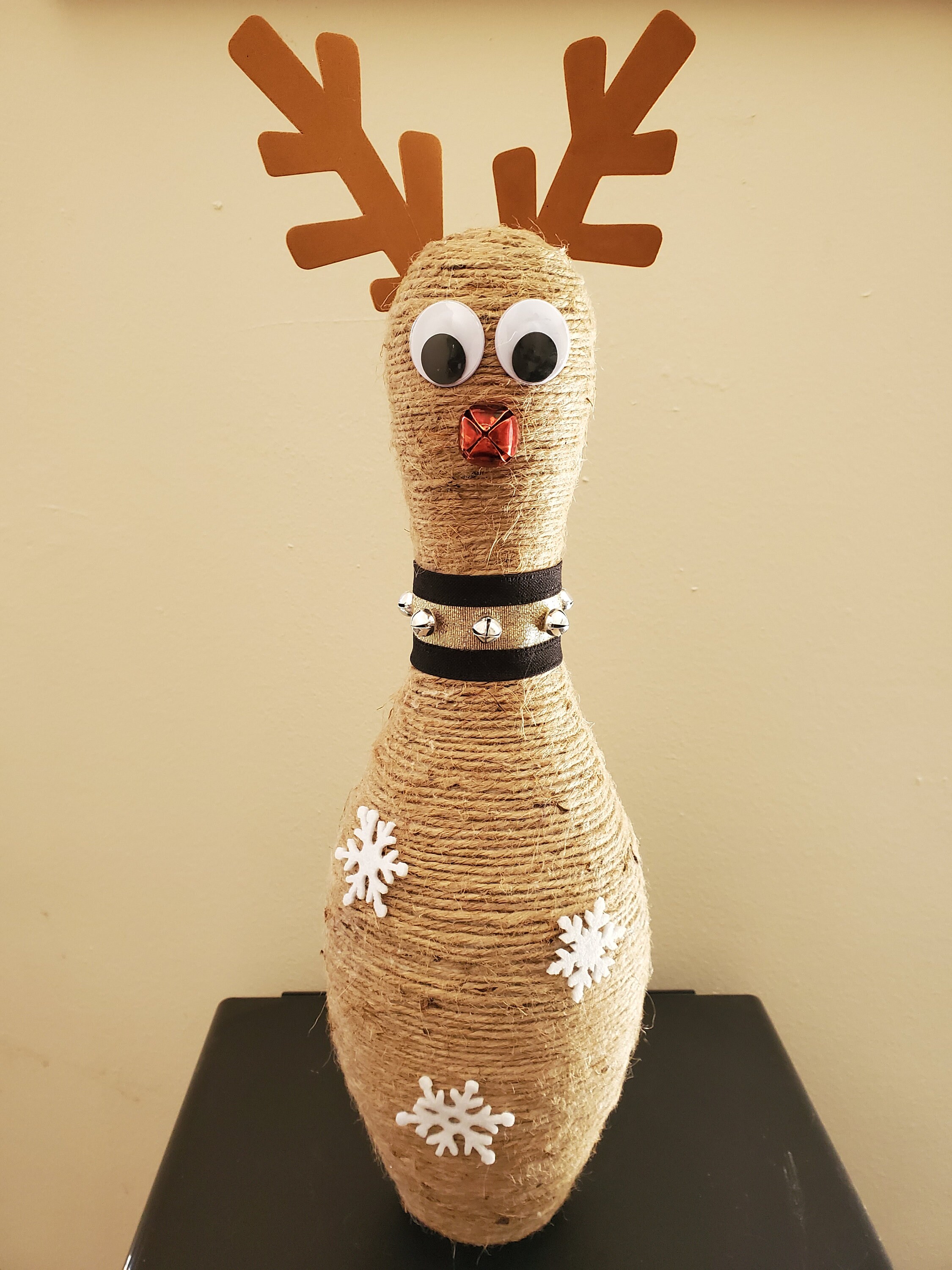 Christmas Rudolph the Reindeer Bowling Pin - Etsy