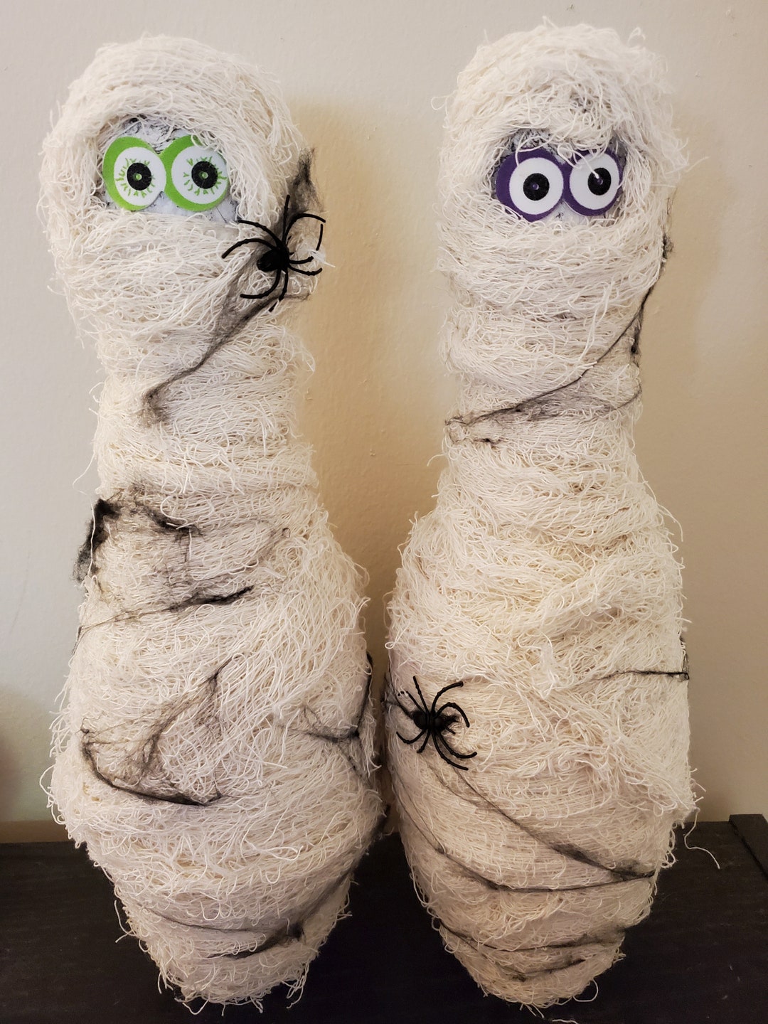 Halloween Bowling Pin Mummy - Etsy