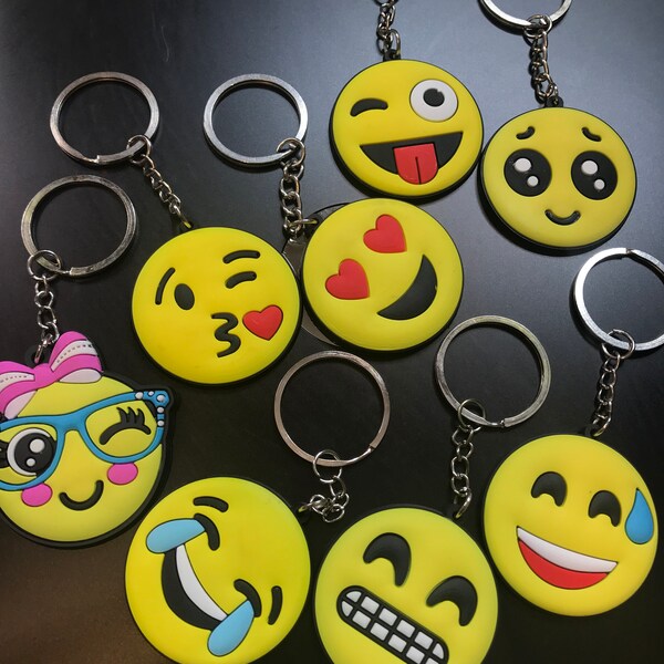 Emoji Keychain - Etsy