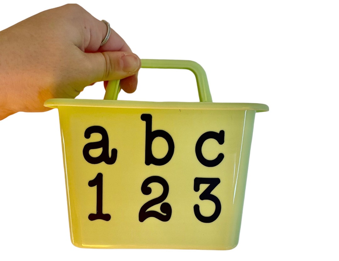 Custom Caddy, Personalized Caddy, Custom School Supplies, Kindergarten ...