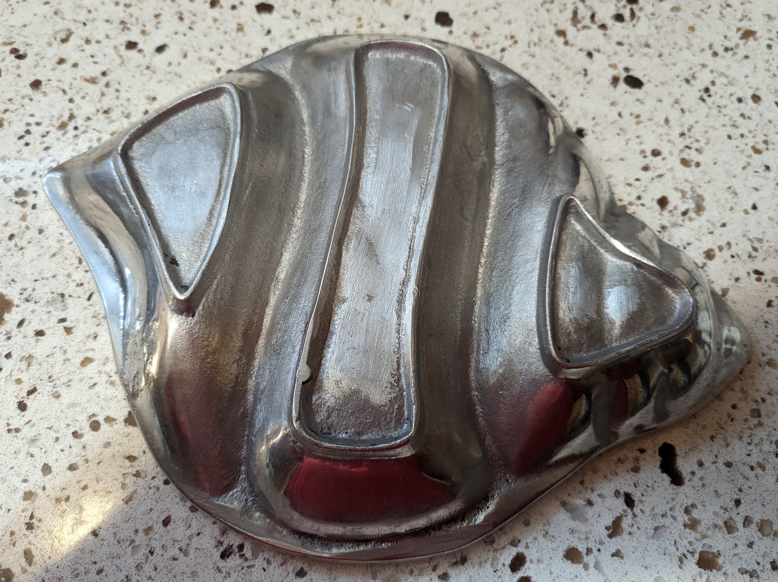 Pewter Seashell Shaped Appetizer Serving Tray - Etsy