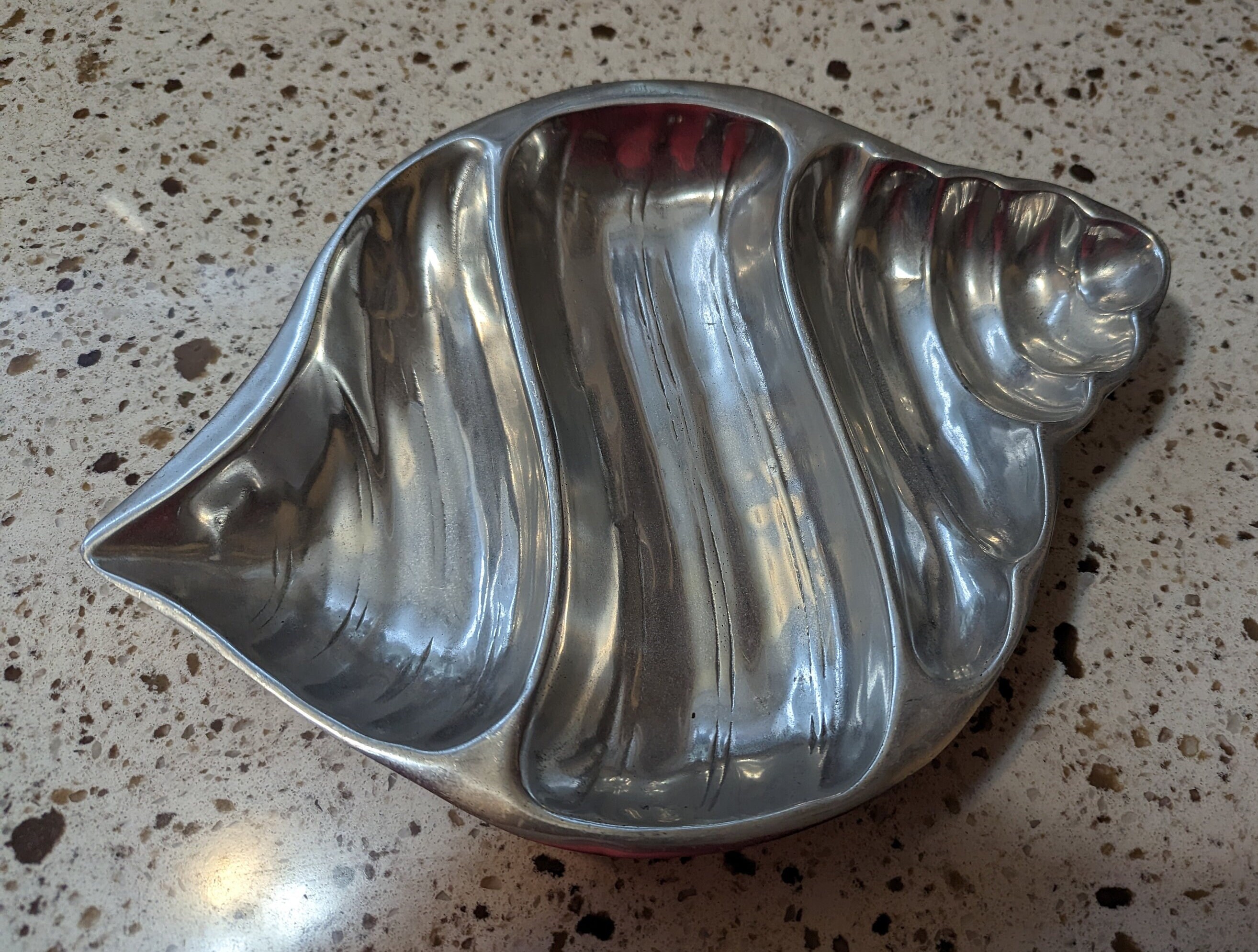 Pewter Seashell Shaped Appetizer Serving Tray - Etsy