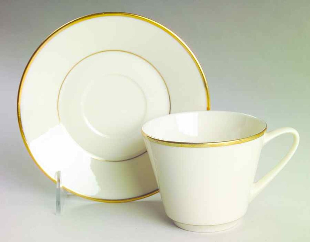 Lenox Reverie Gold Trim Cup & Suacer Set - Etsy