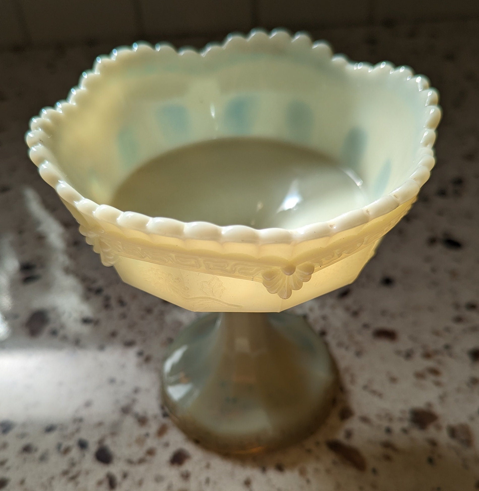 Antique Northwood Custard Glass Jelly Compote - Etsy