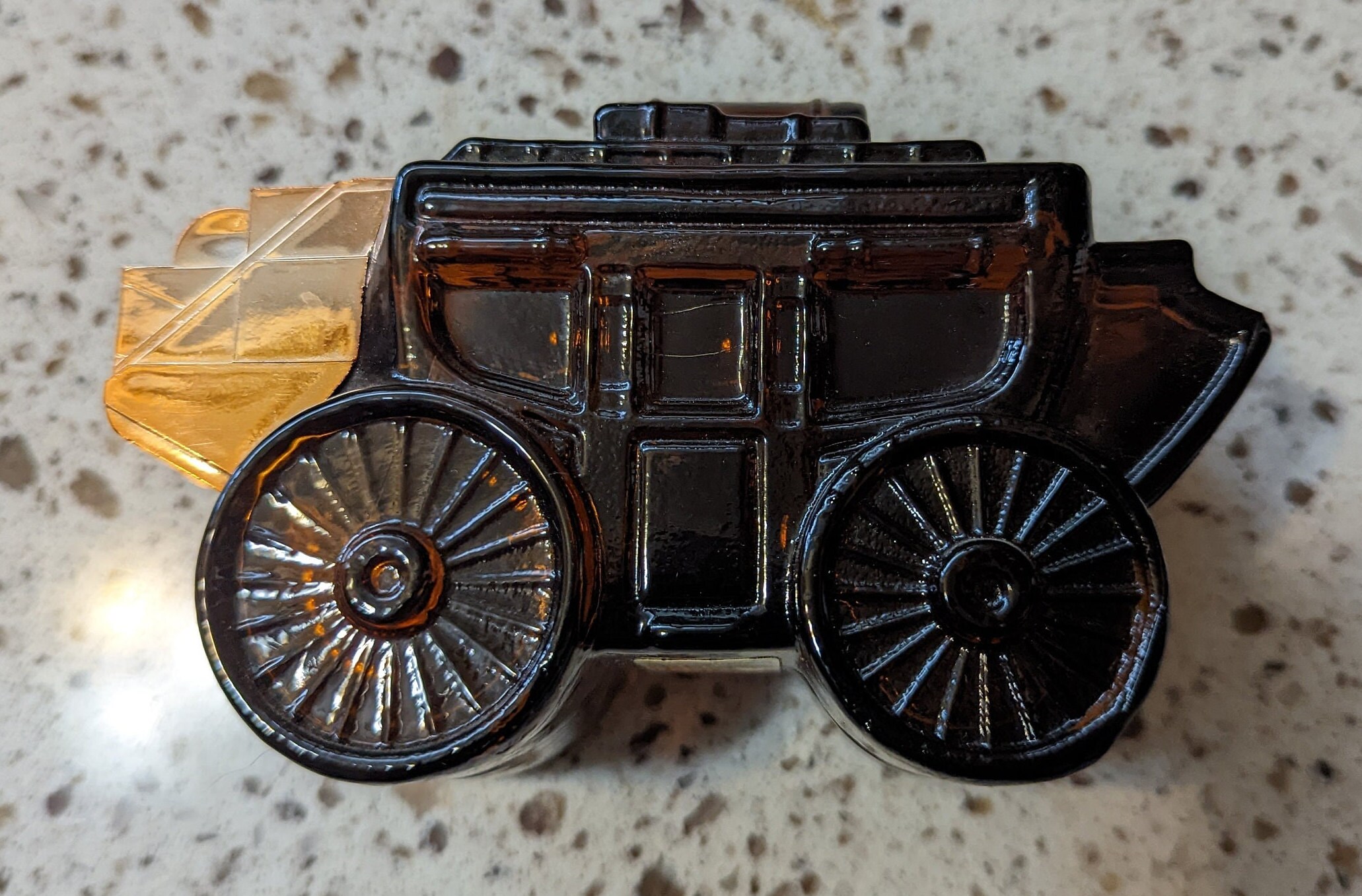 Vintage AVON Stagecoach Wild Country After Shave Dark Amber Glass - Etsy