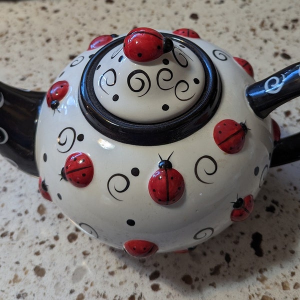 Ladybug Teapot - Etsy