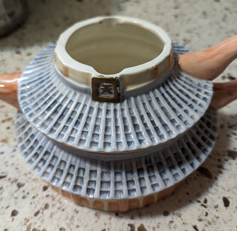 Vintage Temple or Pagoda Style Teapot - Etsy