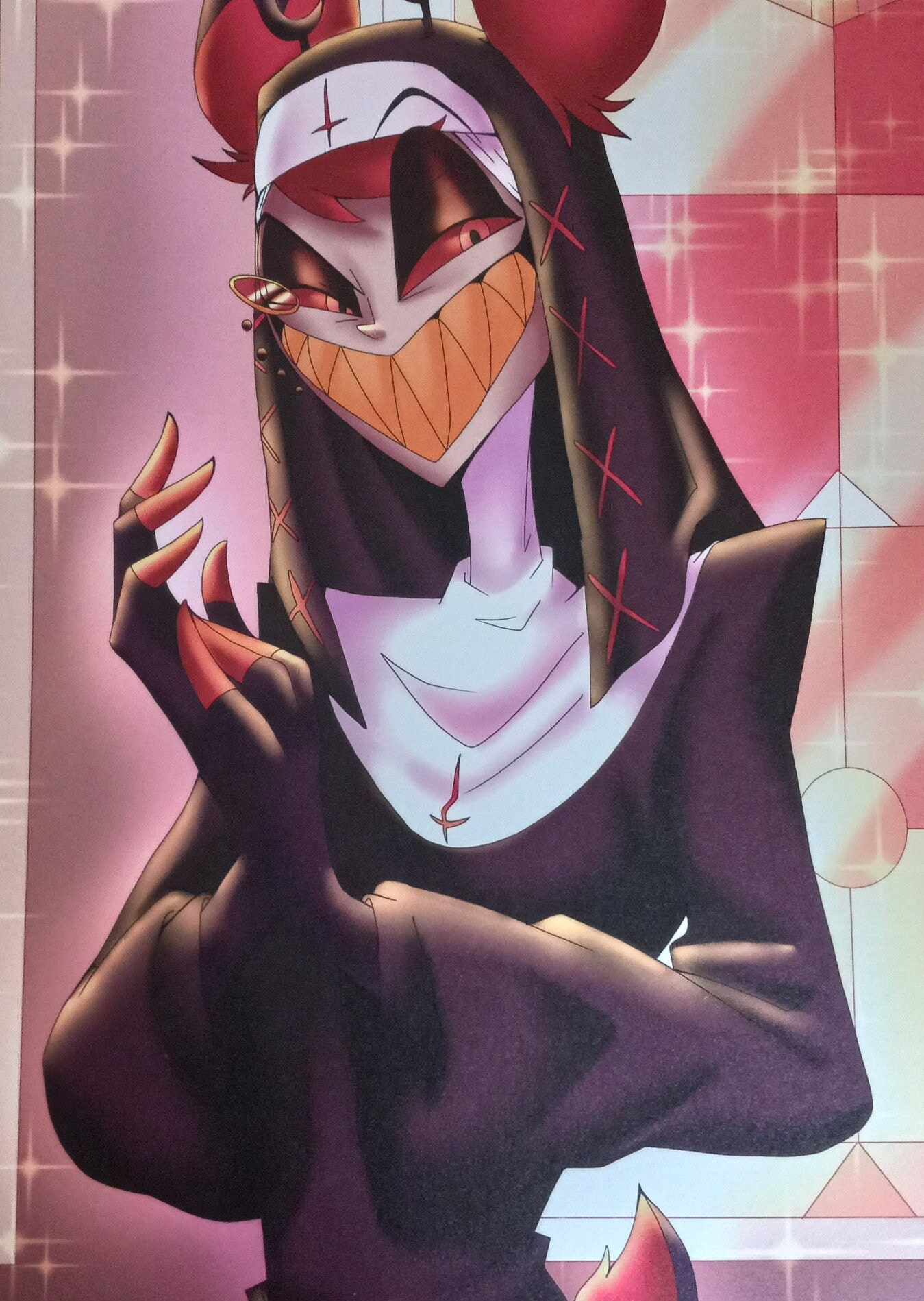 Priest Vox Nun Alastor Double Sided Print 11x14 - Etsy