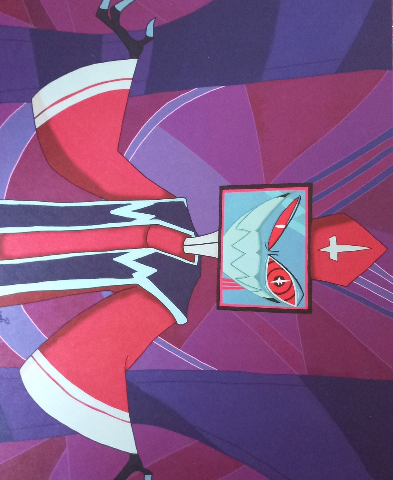 Priest Vox Nun Alastor Double Sided Print 11x14 - Etsy