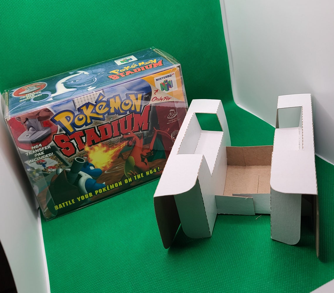 Reproduction N64 Pokemon Stadium Box Insert - Etsy