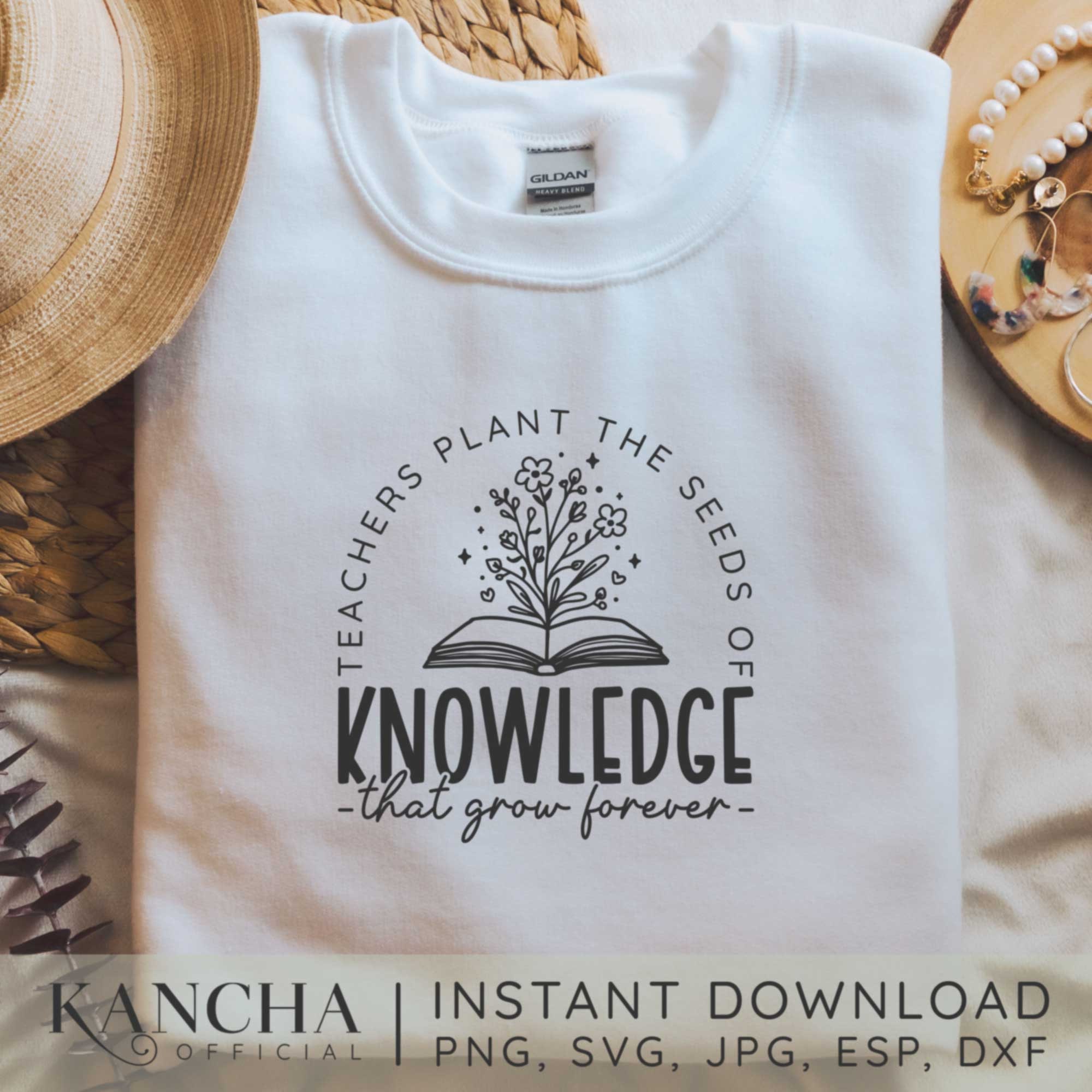 Teachers Plant the Seeds of Knowledge That Grow Forever Svg - Etsy