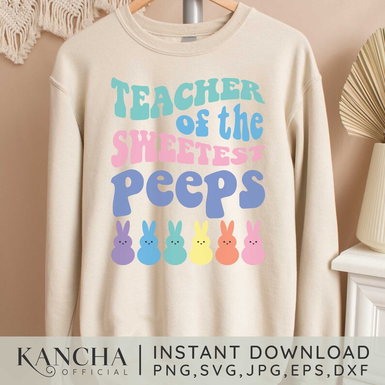 Teacher of the Sweetest Peeps Svg Teacher Easter Svg Teacher - Etsy