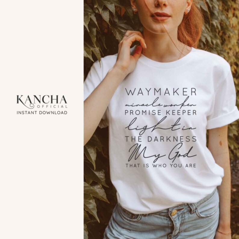 Waymaker Svg Christian Svg Bible Verse Svg Scripture Svg - Etsy