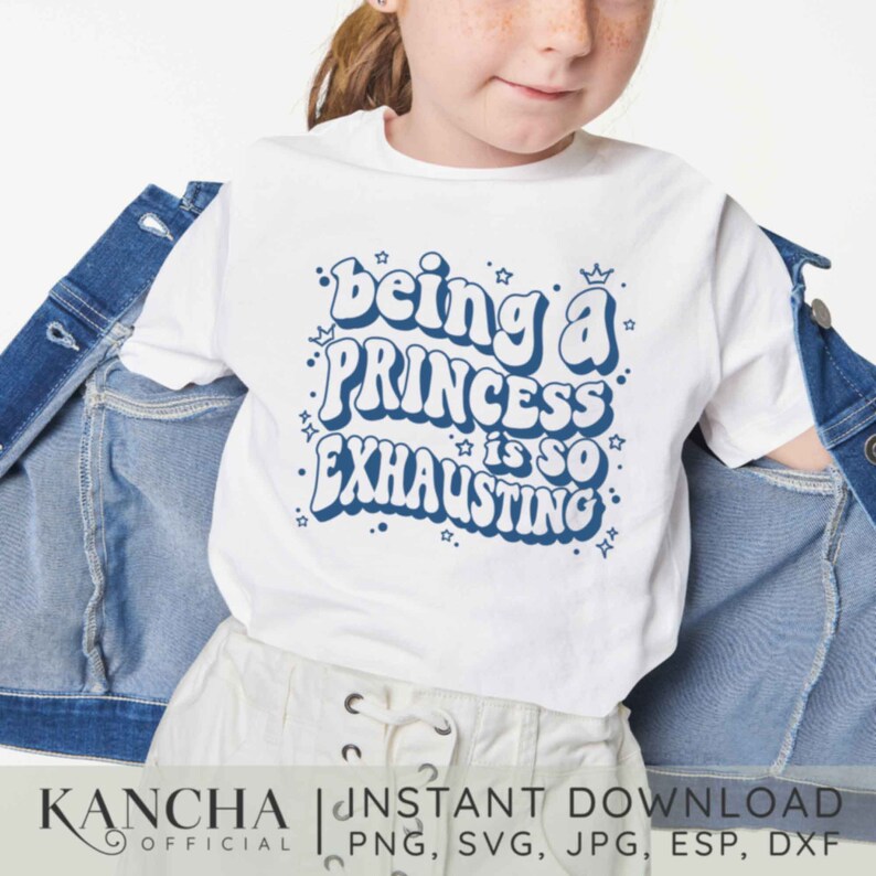 Being a Princess is so Exhausting Svg Princess Svg Baby Girl - Etsy
