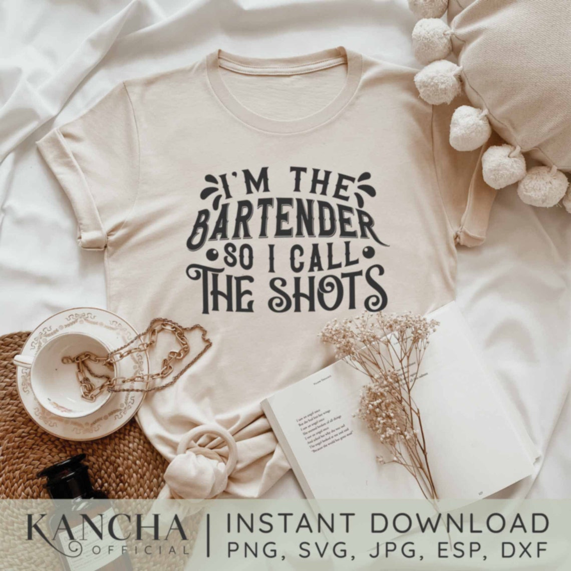 Bartender Svg I'm the Bartender Svg Enjoy the Drinks - Etsy