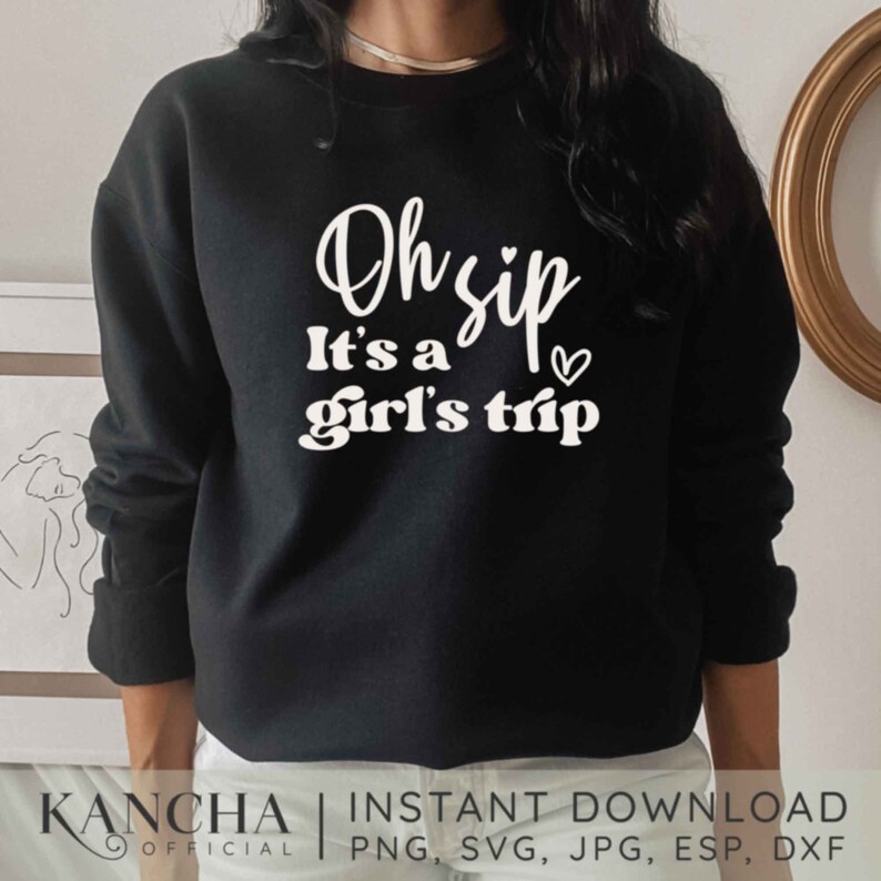 Oh Sip It's a Girl's Trip Svg Girls Trip Svg Cheaper - Etsy