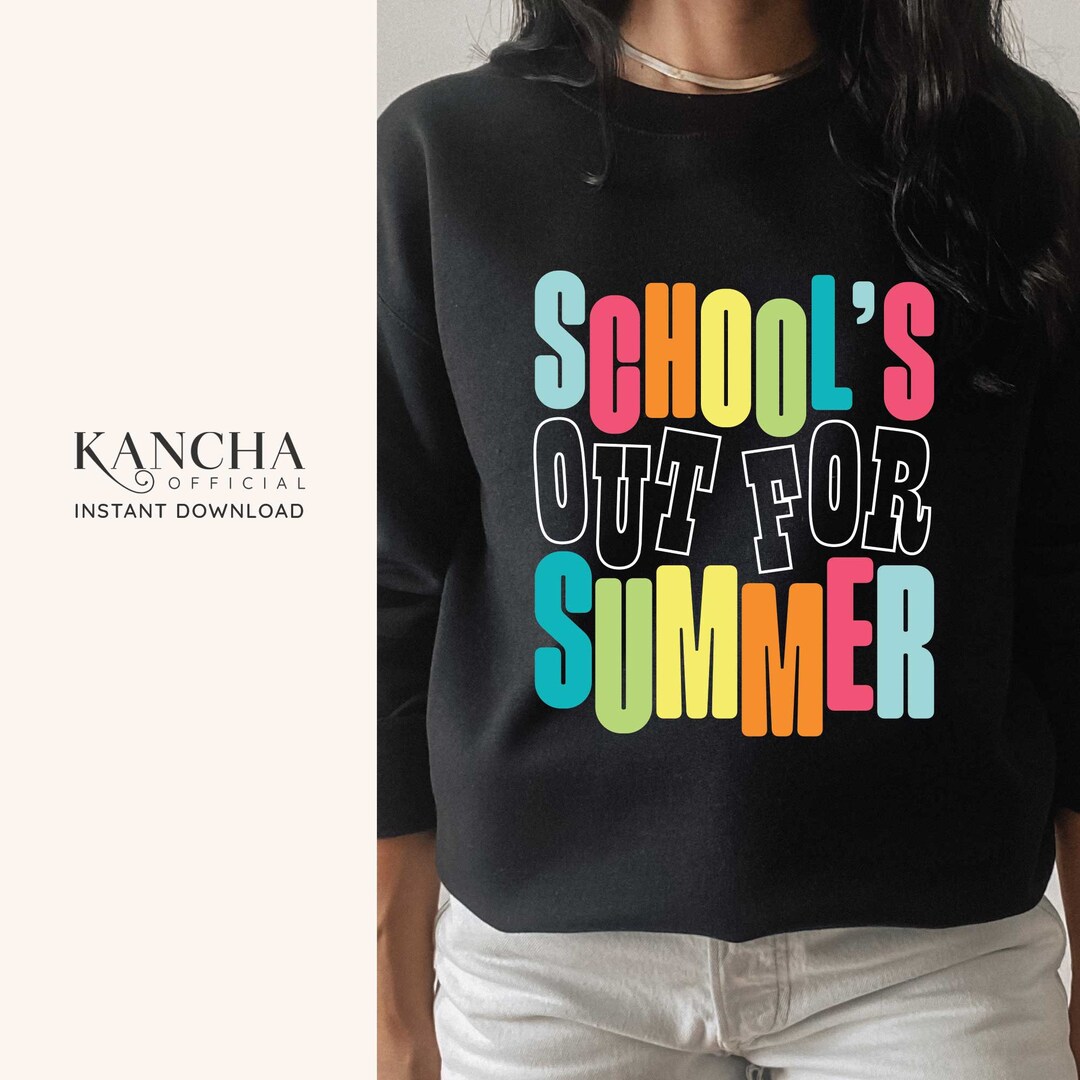 Last Day of School Shirt School's Out for Summer Svg Teacher Shirt for ...