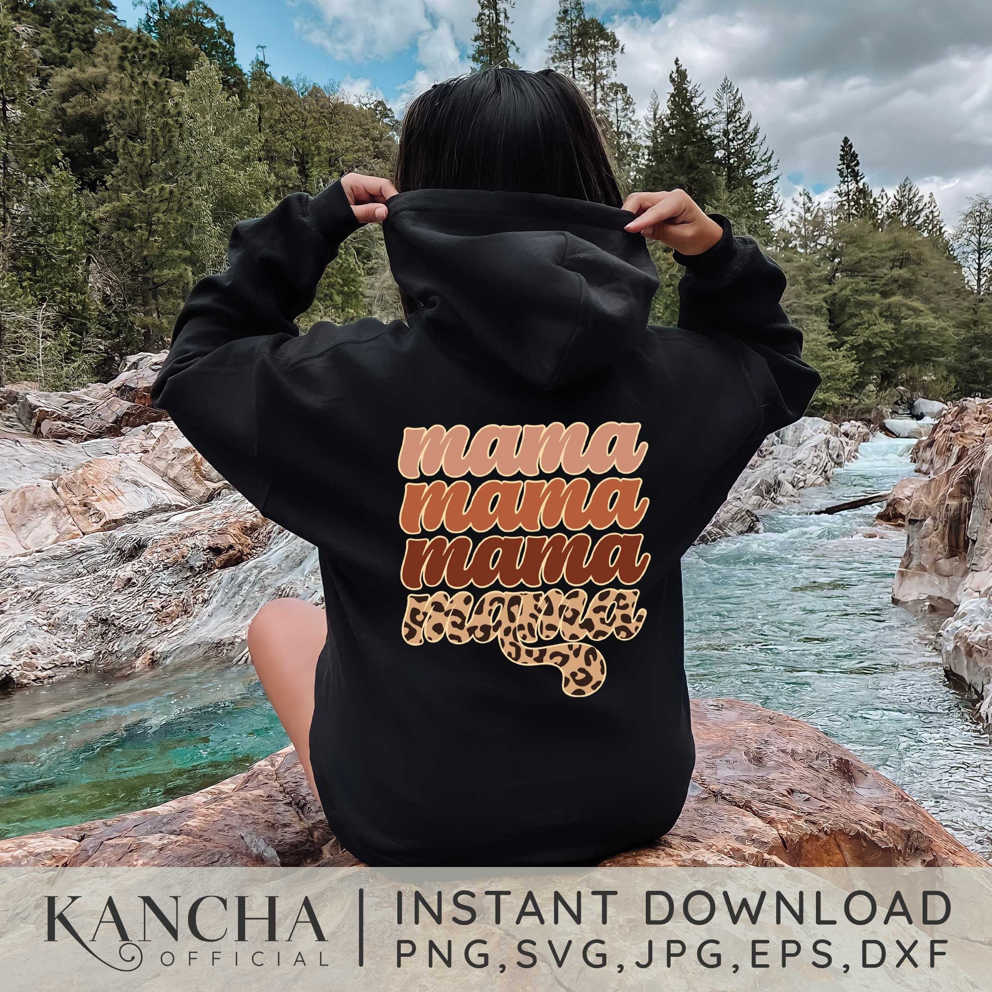 SVG for Mom Shirts Retro Mom Leopard Print Svg for Shirt Gift - Etsy