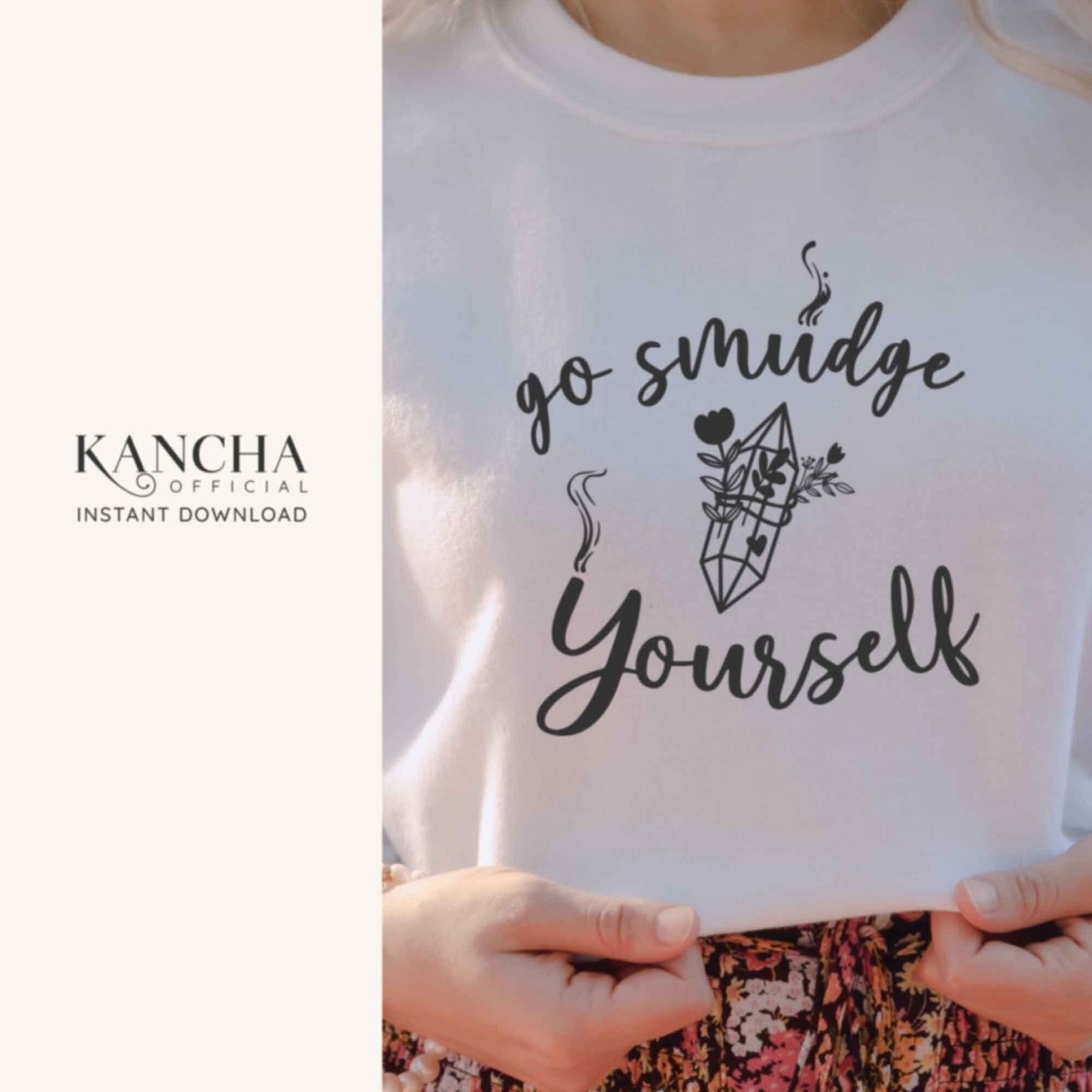 Go Smudge Yourself Svg, Manifest Svg, Witchy Svg, Spiritual Svg ...