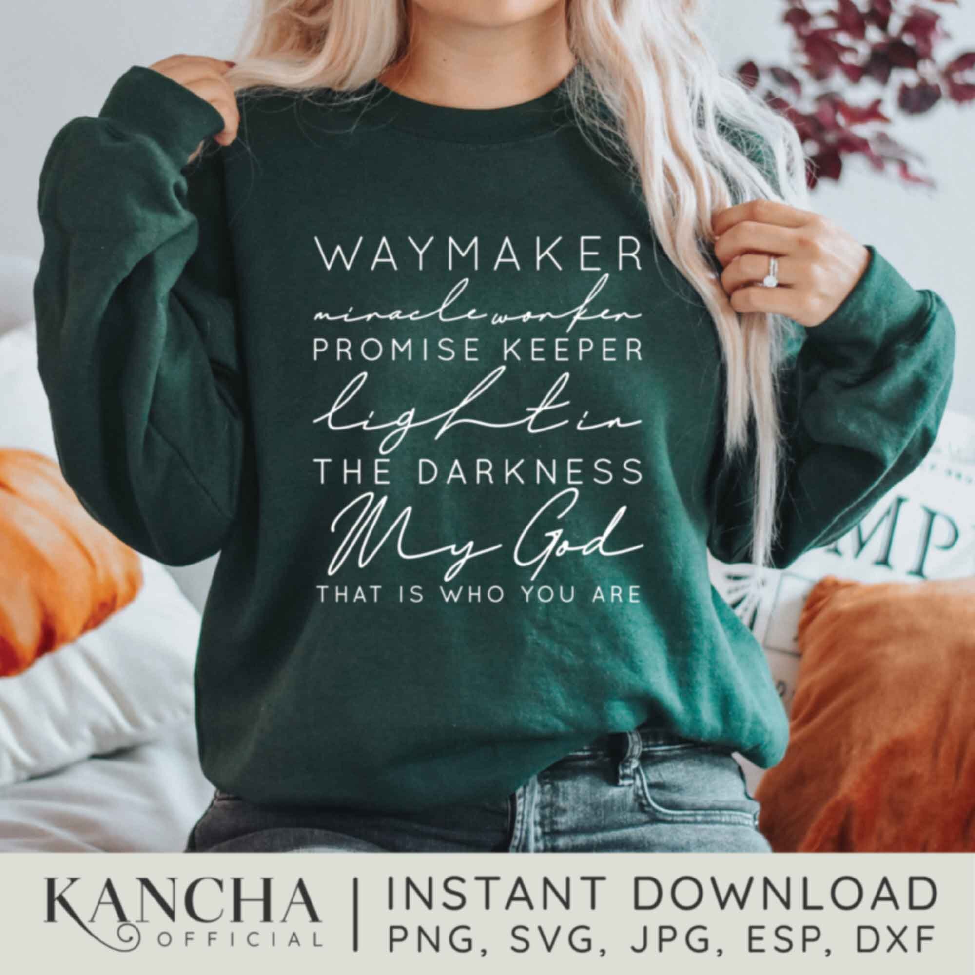 Waymaker Svg Christian Svg Bible Verse Svg Scripture Svg - Etsy