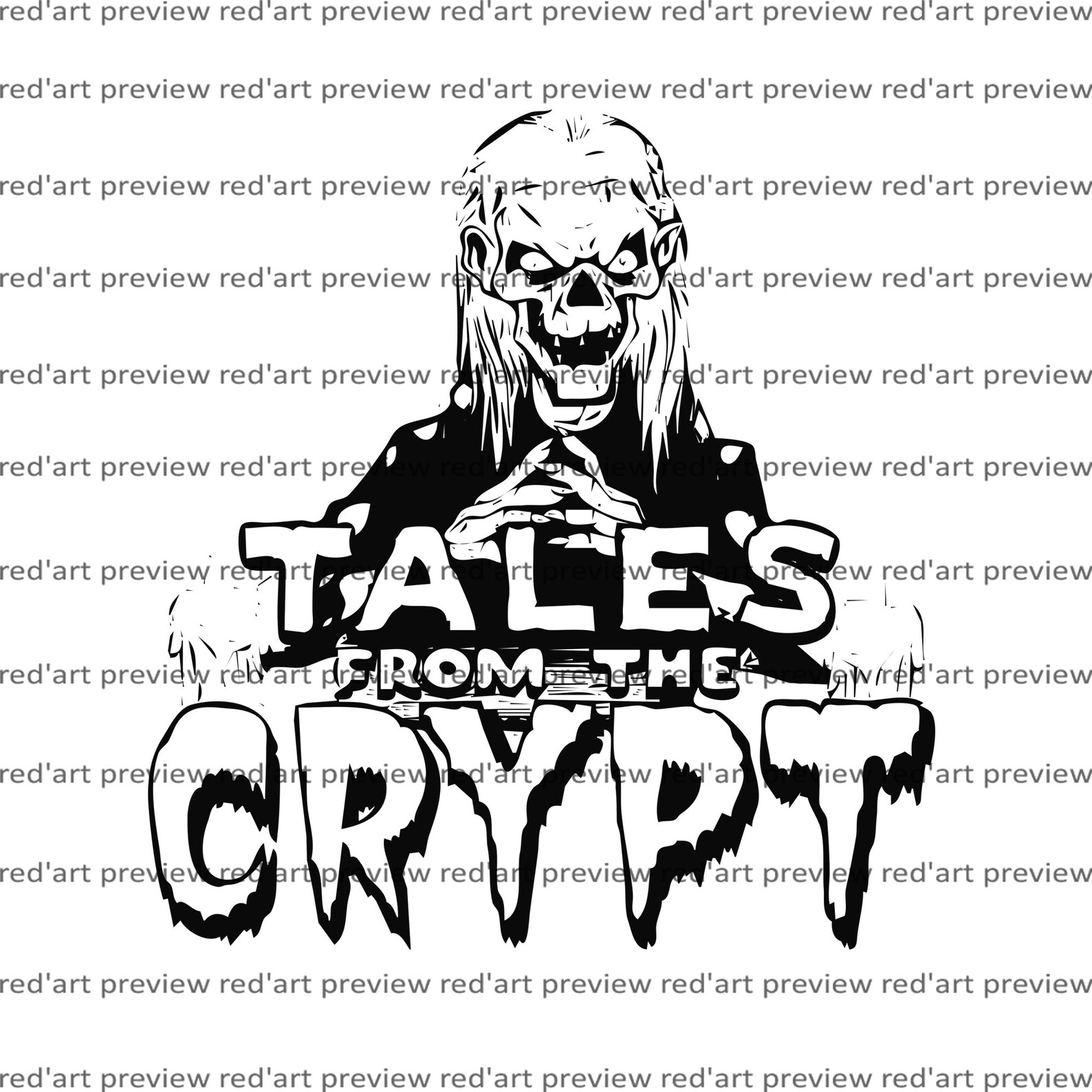 Crypt keeper svg horror svg bundle svg series svg color | Etsy
