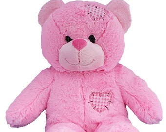 Pink Stuffed Bear - Etsy