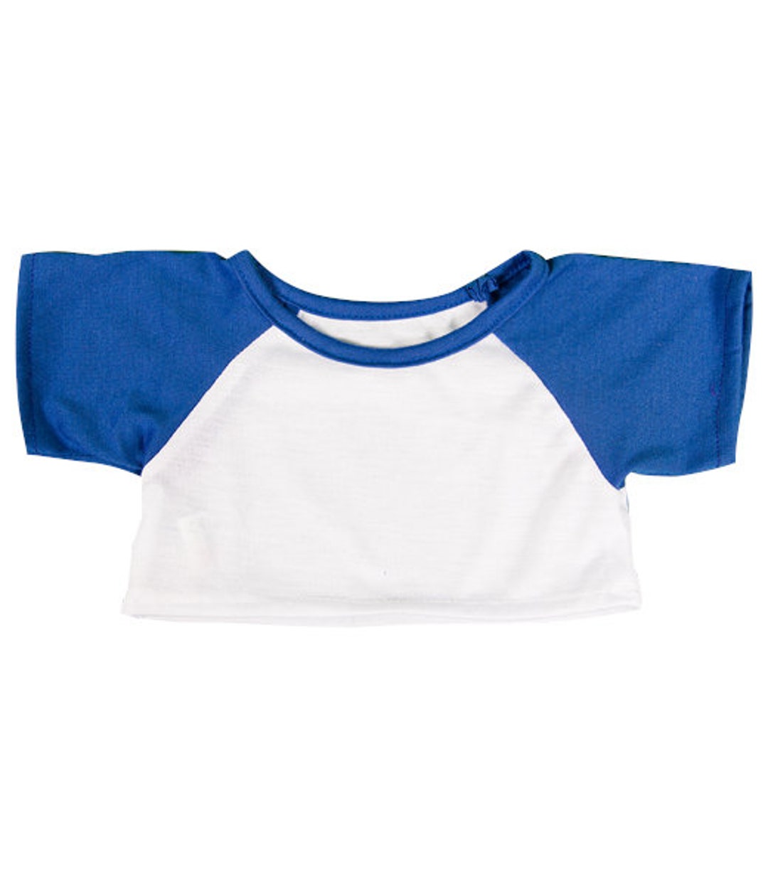 14-16 in White Shirt W/ Blue Sleeves Fits 14-16 in Plushy Friend, Shirt ...