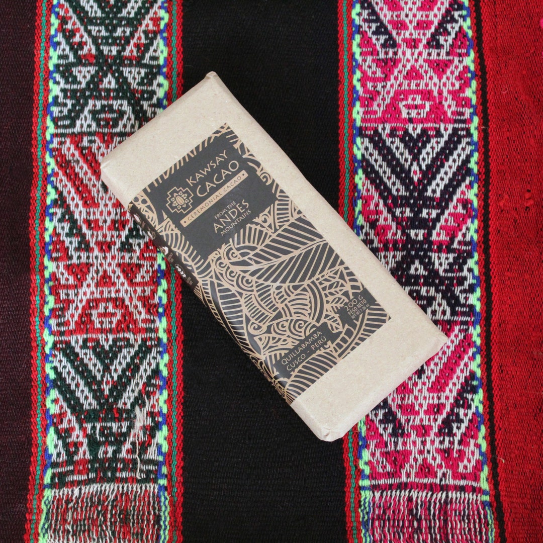 Organic Ceremonial Cacao Paste | Andean Chuncho Bean, Ethically Sourced ...