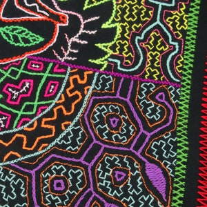 Shroom-head Being Chakruna & Kené Pattern Shipibo Handmade - Etsy