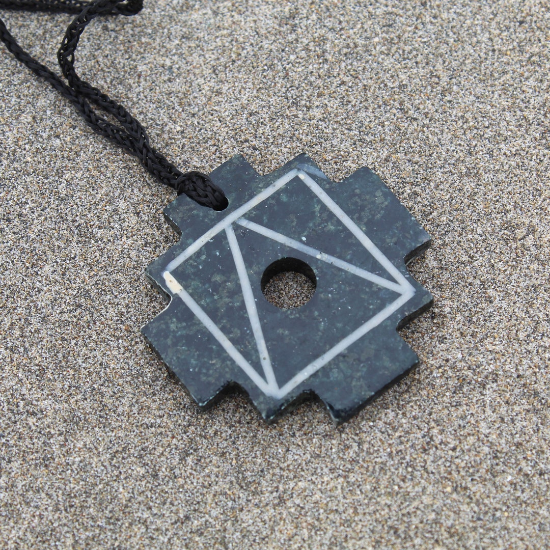 CHAKANA NECKLACE MACHUPICCHU Stone Peruvian Sacred Andean Symbol ...