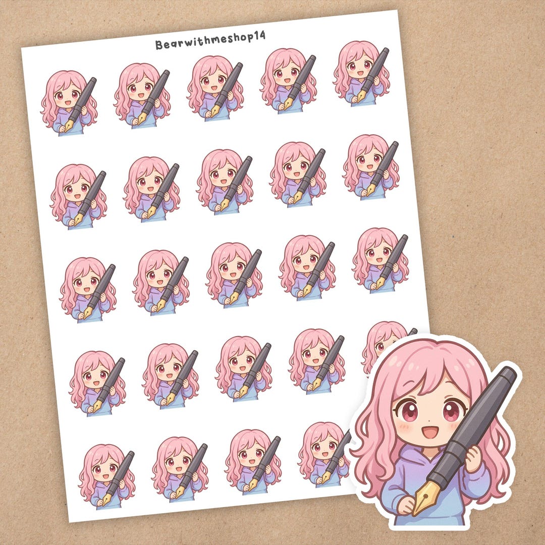 Sophie Loves Her Fountain Pen, Writing, Pens, Journaling | Cute Pastel ...