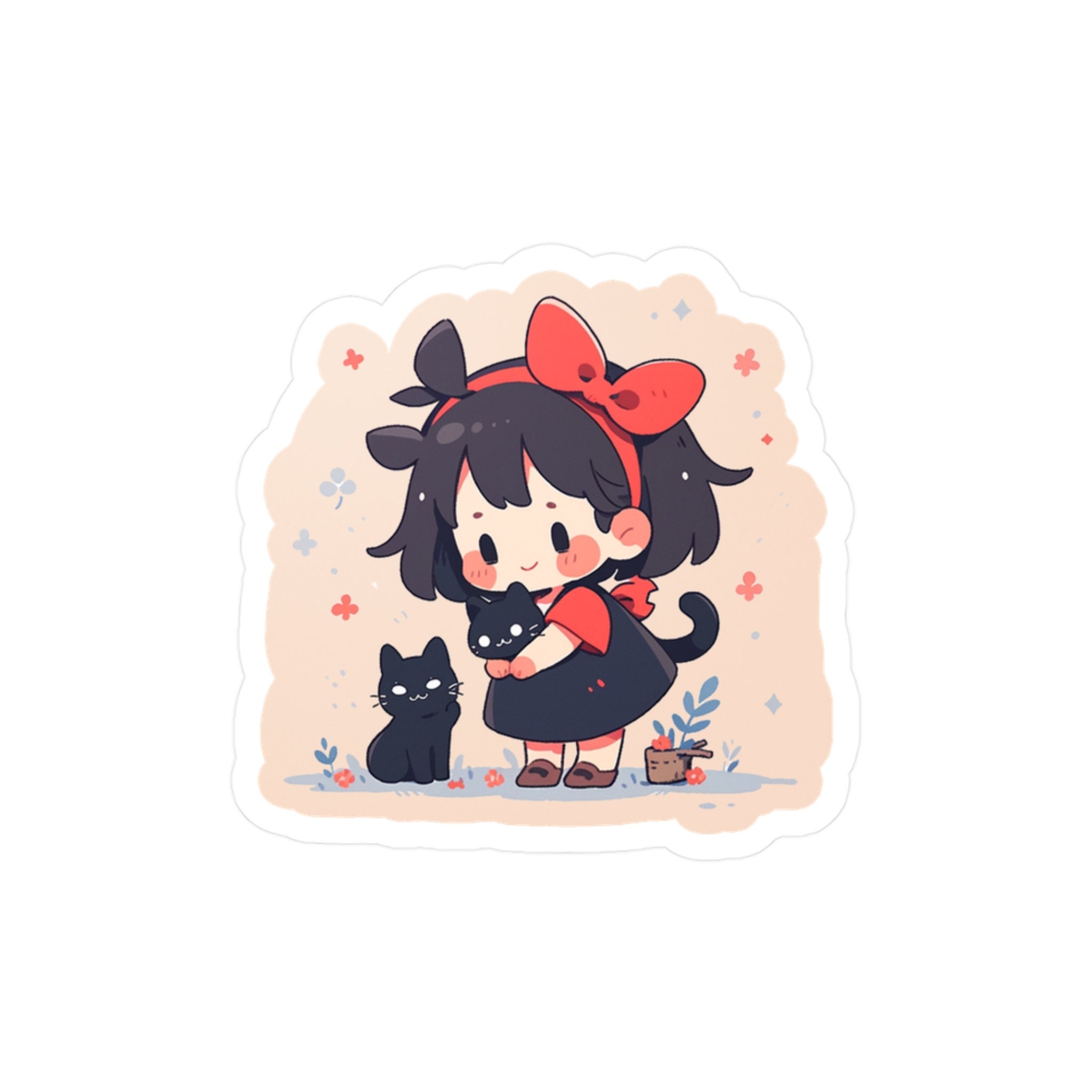 Kawaii Chibi Studio Ghilbi Waterproof Vinyl Decal Hydro Flask Kiki ...