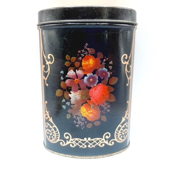 Floral Tin Box - Etsy