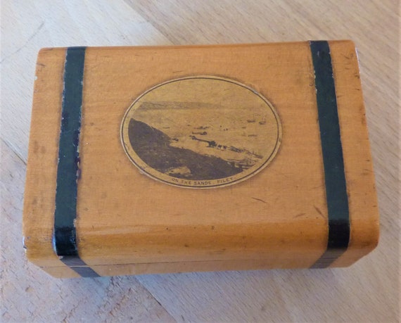 Mauchline Ware Jewellery Box... on the Sands Filey... North - Etsy