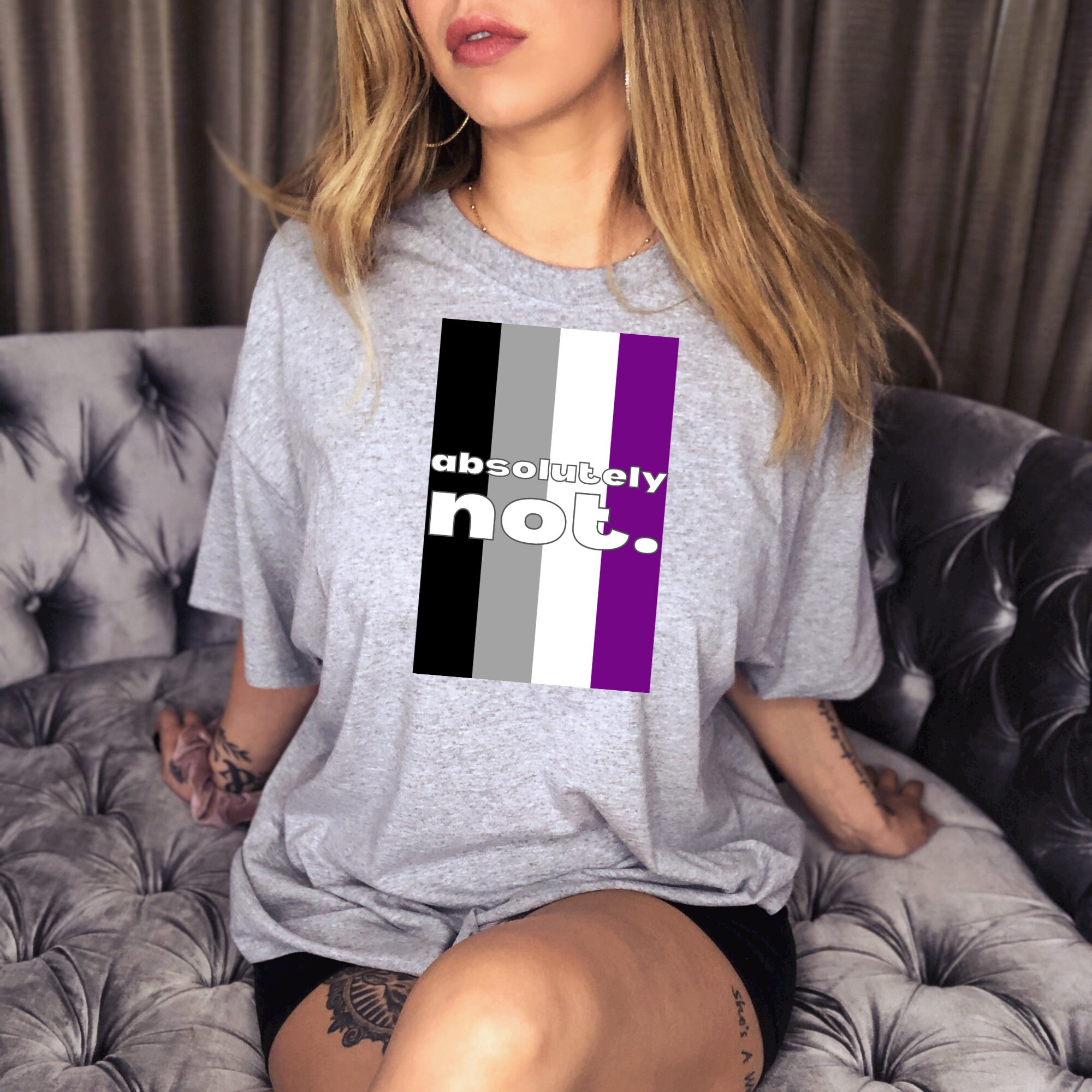 Asexual Pride Subtle Asexual Pride Ace Pride Asexual Aroace | Etsy