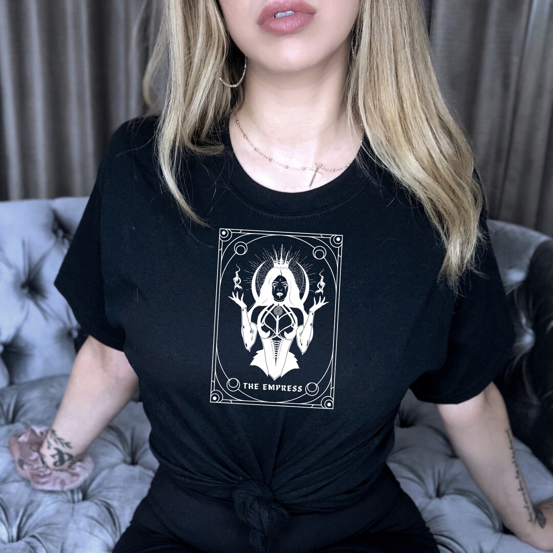 Tarot Shirt Goth Girl T Shirt Goth Clothes Plus Size Goth Indie Tarot ...