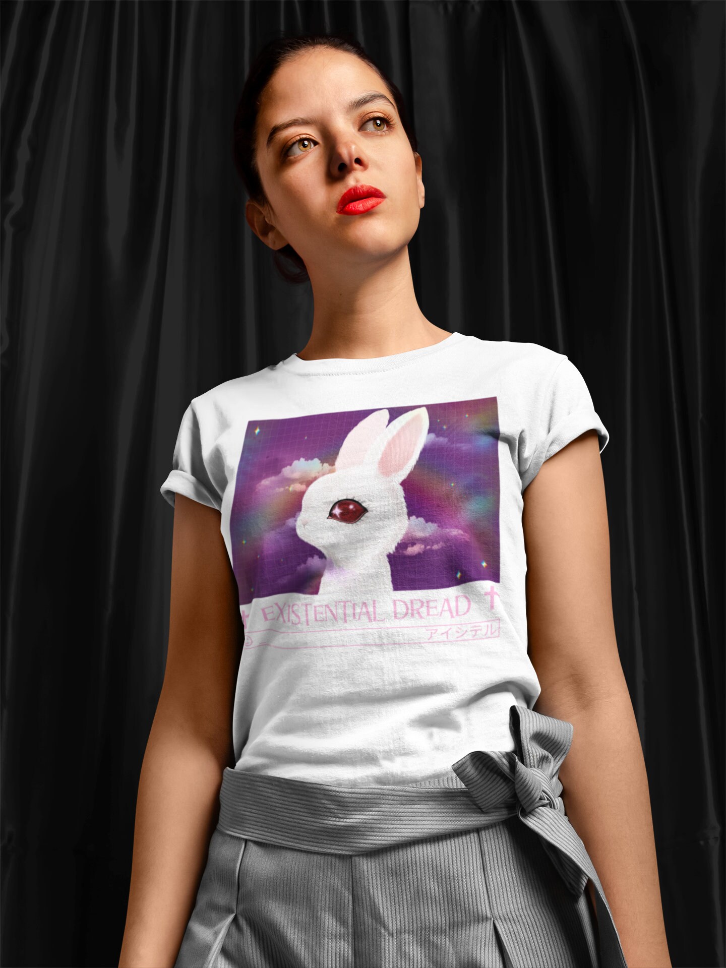 Pastel Goth Shirt Mall Goth Soft Goth Pastel Goth Top Mall - Etsy