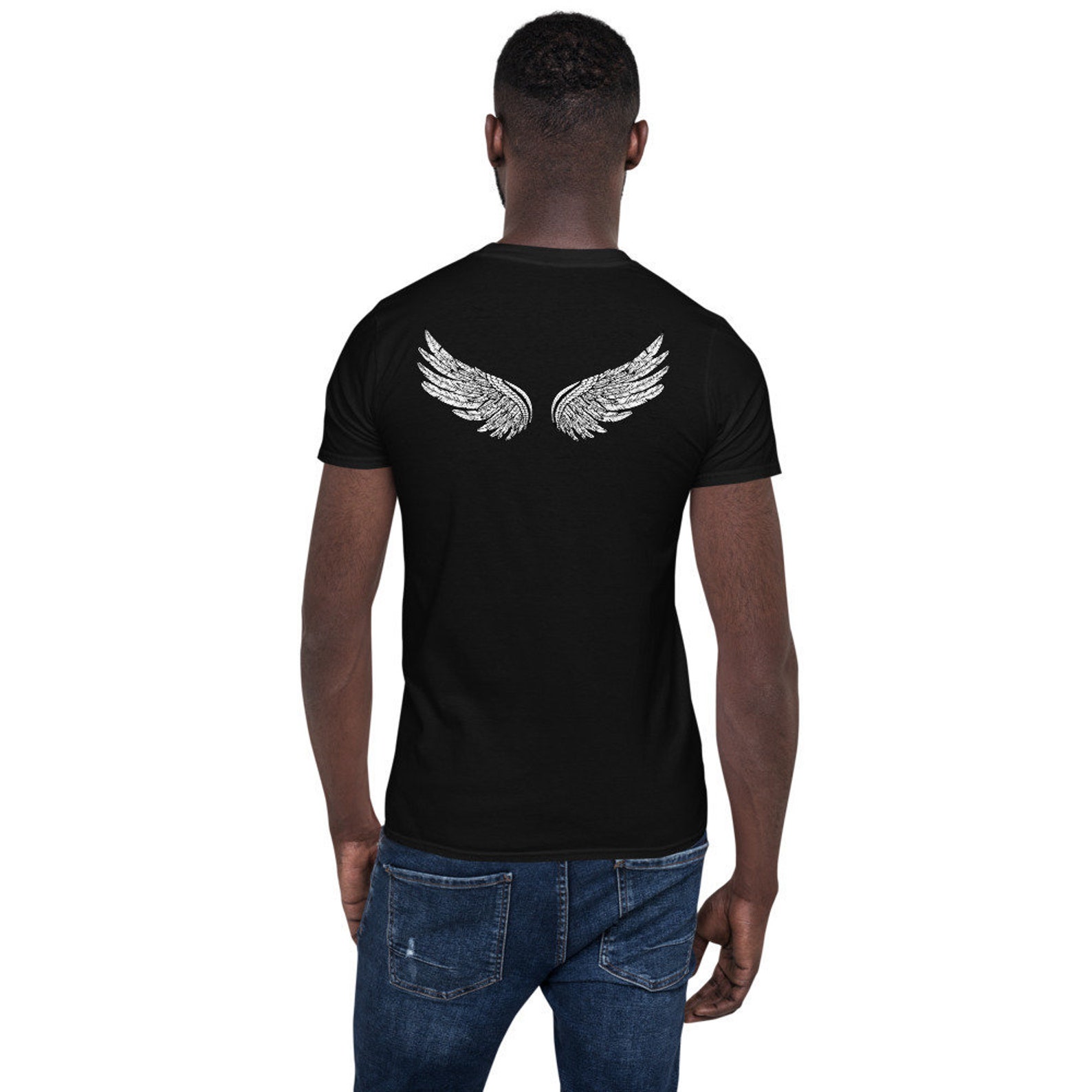 Grow Angel Wings T-shirt | Sprout Tribal Feather Angelic Wings Gift ...