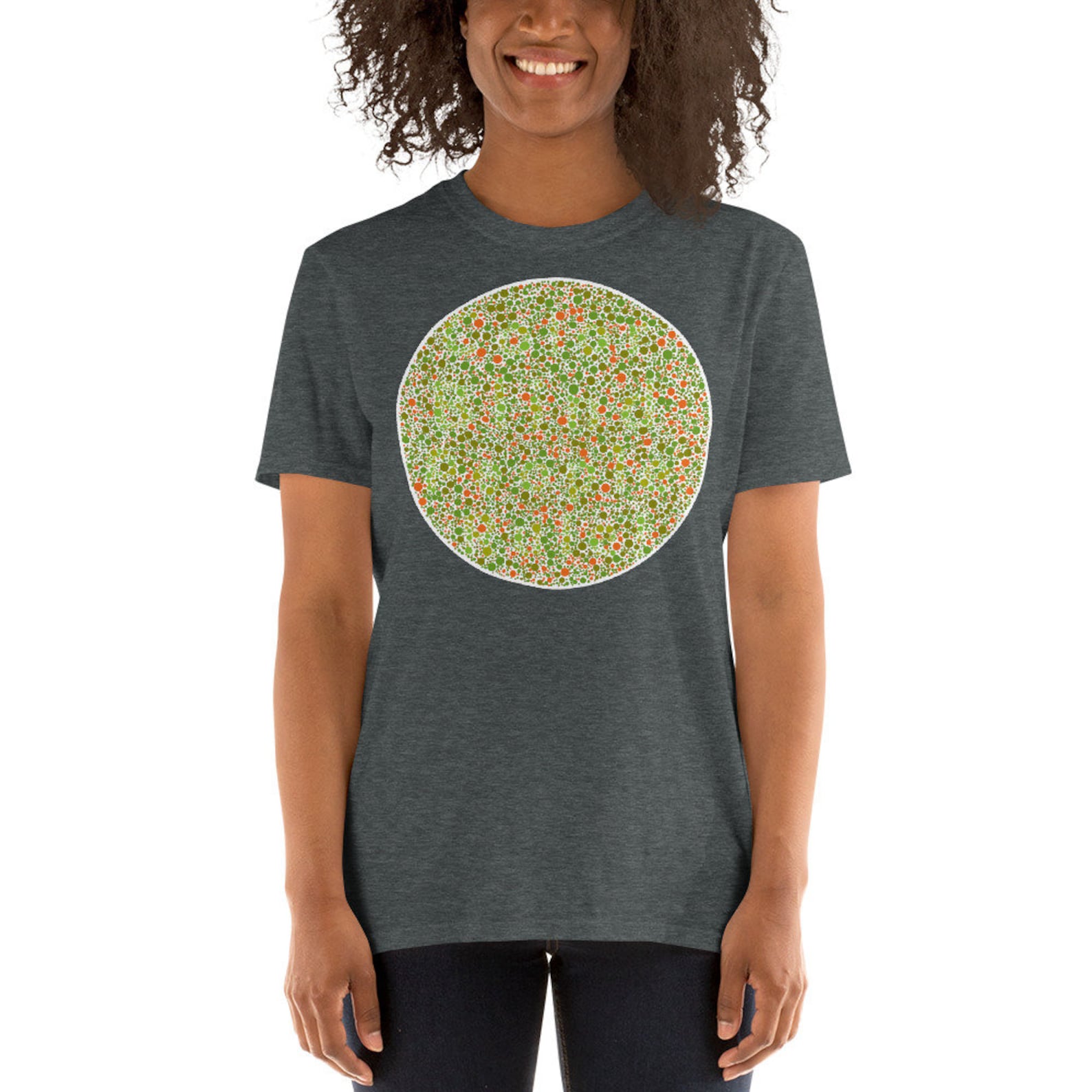 Color Blind People Rule T-shirt Colour Deficiency Test Shirt Hidden ...